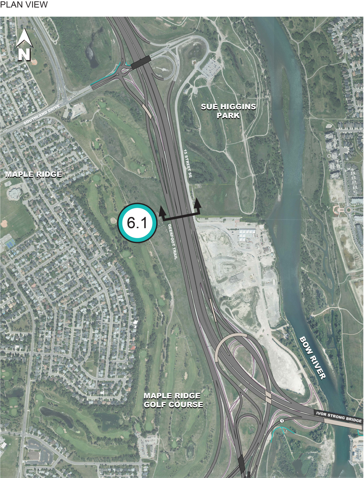 Anderson Road & Bow Bottom Trail – Deerfoot Trail Improvements
